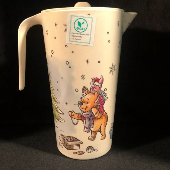 Disney | Dining | Disney Winnie The Pooh Christmas Bamboo Eco Pitcher ...